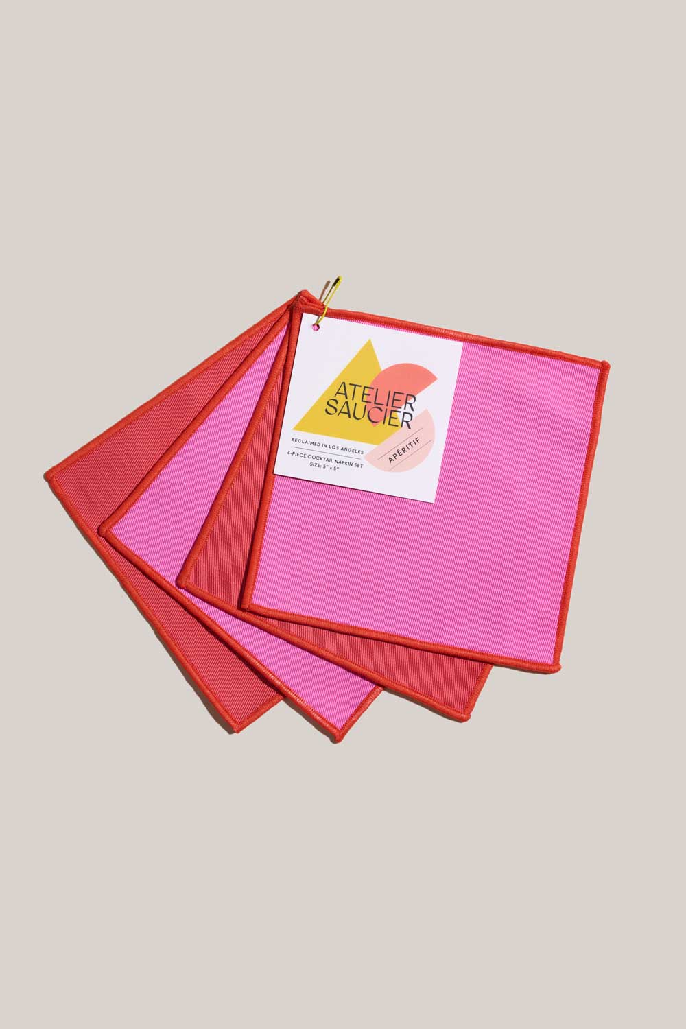 The Pink Bikini | Cloth Napkin Set